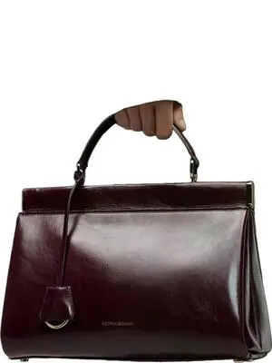 Victoria Beckham Sloane Frame 28 Leather Tote Bag - Red