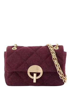Vanessa Bruno Moon Moyen Quilted Shoulder Bag - Red