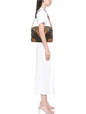 LOUIS VUITTON Monogram Retiro Pm Satchel - Brown