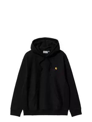 Carhartt Work In Progress Carhartt WIP Cotton Blend Sweatshirt With Embroidered Logo Black
