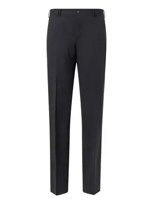 PT TORINO Virgin Wool Blend Trousers - Black