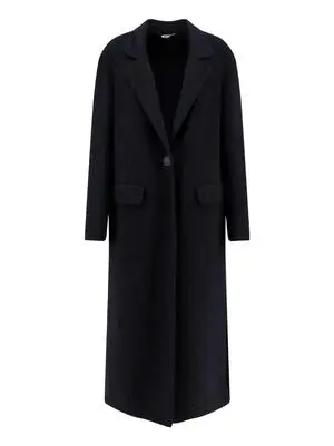 HEVO Lamiedolimpia Wool Coat - Black