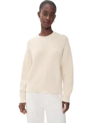 Madewell The Arden Crewneck Sweater - Canvas