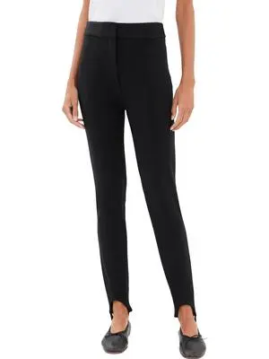 Veronica Beard Landren Stirrup Pants - Black