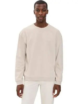 Marine Layer Marine Layer Relaxed Cloud 9 Fleece Crewneck Sweatshirt Whitecap