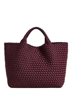 NAGHEDI St. Barths Medium Tote - Bordeaux