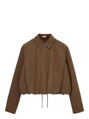 Loewe Drawstring Hem Shirt - Brown