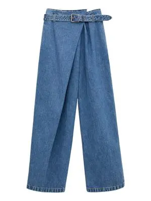 LOEWE Loewe Draped Mid-Rise Relaxed Jeans