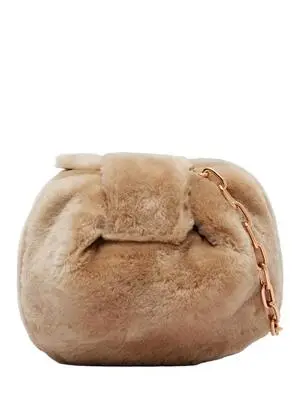 GABRIELA HEARST Gabriela Hearst Demi Small Shearling Clutch