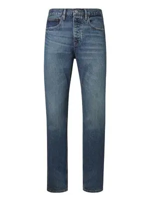 FRAME Faded Straight Jeans - Blue