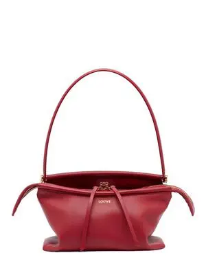 Loewe Whisker Small Leather Shoulder Bag - Red