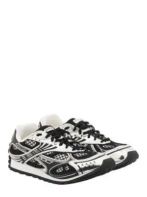Bottega Veneta Orbit Metallic Sneakers - Silver