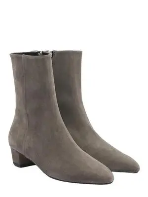 AeydĒ Yasmin Suede Ankle Boots - Grey