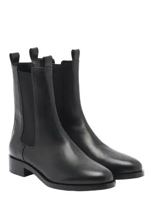 AeydĒ Caspar Leather Chelsea Boots - Black