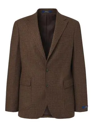 Polo Ralph Lauren Checked Wool-blend Blazer - Brown