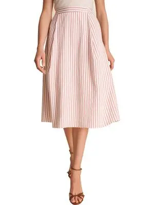 M.M.LAFLEUR Midi A-line Skirt With Wrap Detail - One-color