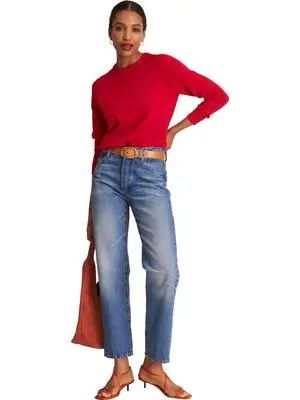 FRAME FRAME Essential Mid-Rise Straight Leg Jeans