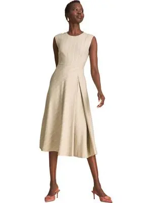 M.M.LAFLEUR M.M.LAFLEUR Tati Pleated Midi Dress