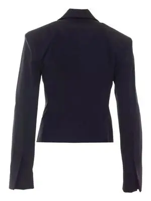 Pinko Slim-fit Cropped Blazer - Blue