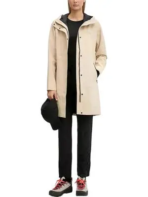 JACK WOLFSKIN 2l Hooded Zip-up Coat - Neutrals