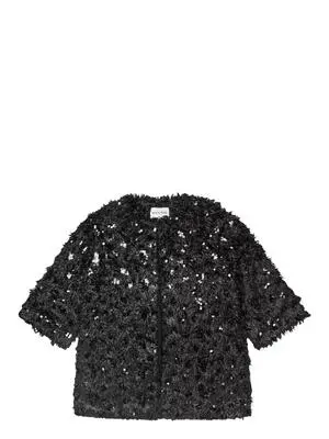 MUNTHE Embellished Fringed Jacket