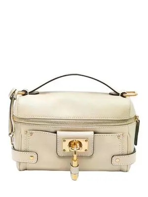 Chloé Chloé Paddington Tote Bag With Padlock Detail Neutrals
