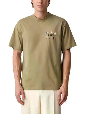 Barbour Embroidered-patch T-shirt Green