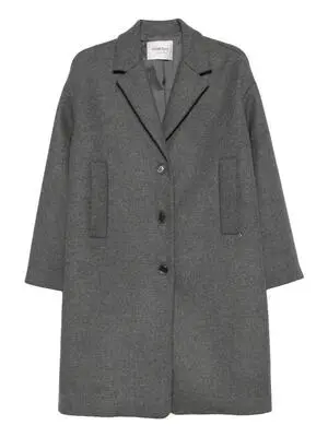 OTTOD'AME Simona Single-breasted Coat - Grey