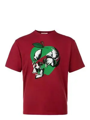 Undercover Apple Skull-print T-shirt - Red
