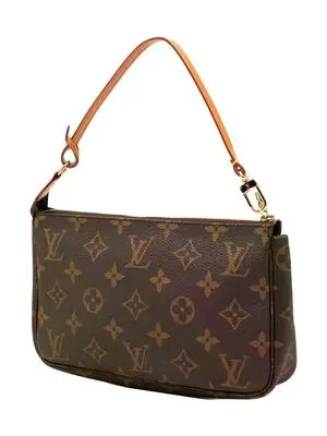 LOUIS VUITTON Monogram Pochette Accessoires Shoulder Bag - Brown