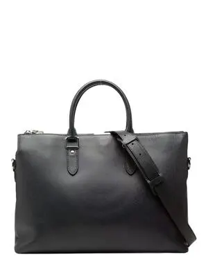 LOUIS VUITTON 2018 Taiga Anton Soft Briefcase - Blue
