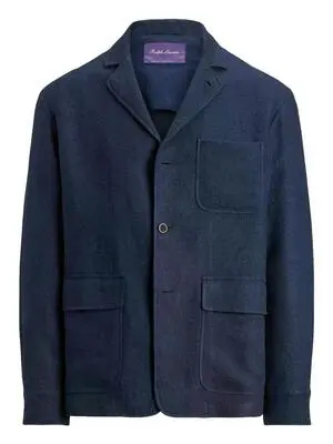 Ralph Lauren Purple Label Patch-pocket Blazer - Blue