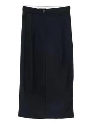 Alpha Studio Midi Pleated Skirt - Blue