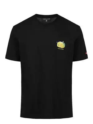 Iceberg Graphic-print Cotton T-shirt - Black