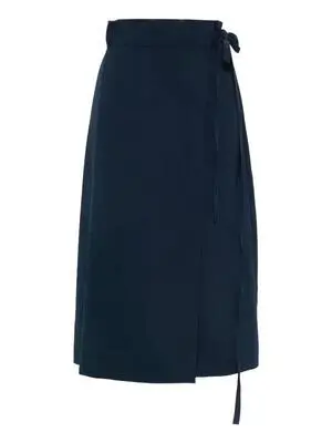 OTTOD'AME Ottod'Ame Belted Wrap Midi Skirt