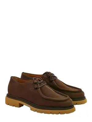 FERRAGAMO Chunky Lace-up Shoes - Brown