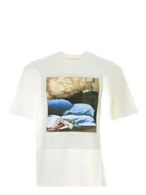 JIL SANDER Photograph-print T-shirt - Neutrals
