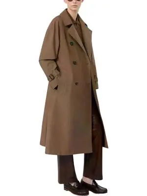 MAX MARA S Max Mara Double-Breasted Belted Trench Coat