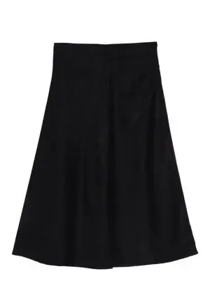 SUSANNE BOMMER Midi A-line Skirt - Blue