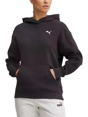 PUMA Embroidered Logo Hoodie - Black