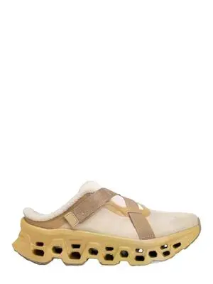 On Cloudmster 3 Mules With Shearling Trim - Neutrals