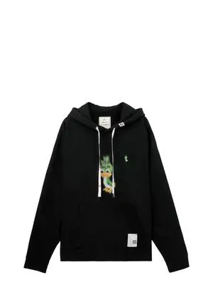 Mihara Yasuhiro Leon Printed Hoodie - Black