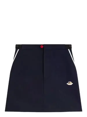 Fiorucci Angel Patch Mini Skirt - Blue