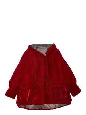 VIRGINIA BIZZI VIRGINIA BIZZI Reversible Hooded Jacket Red