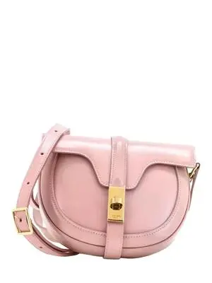 Celine Besace 16 Smooth Calfskin Small Crossbody Bag - Pink