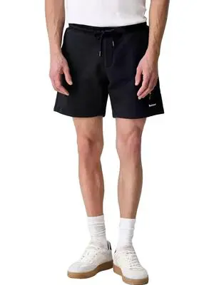 Barbour Logo Print Drawstring Shorts - Black