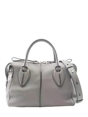 TOD'S 2000s D-styling Two-way Tote Bag - Grey