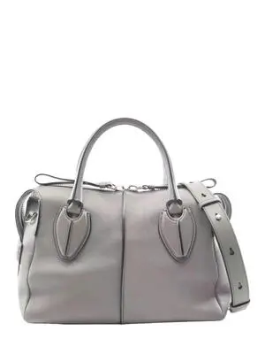 TOD'S 2000s D-styling Two-way Tote Bag - Grey