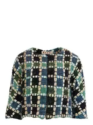 MARNI Marni Checked Cropped Jacket
