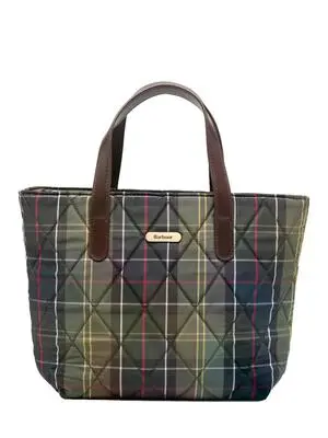 BARBOUR BARBOUR Quilted Tartan Tote Bag